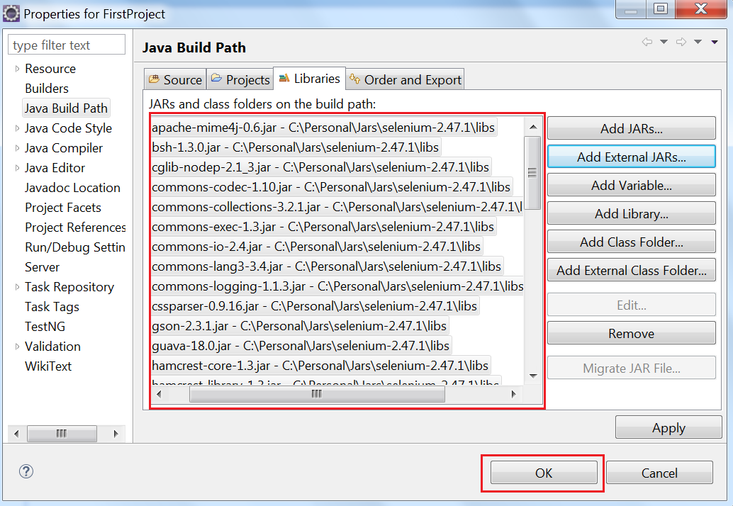 Sdet Qa Blog Configuring Selenium With Eclipse
